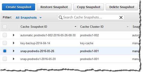 Amazon ElastiCache Update Export Redis Snapshots To Amazon S AWS News Blog