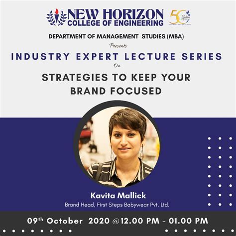 Industry Expert Lecture Series New Horizon College Of Engineering
