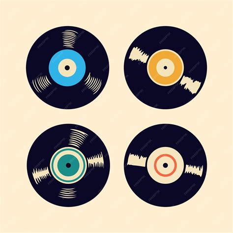 Premium Vector Retro Cd Disc Record Music Illustration Clipart