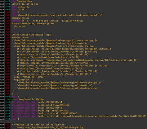 node red node sqlite bullseye installation issue · issue 905 · node red node red nodes · github