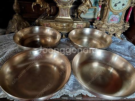 유기그릇놋그릇샐러드그릇 리빙생활 중고나라