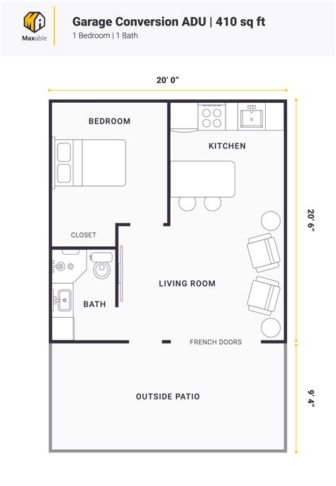 5 Free Adu Floor Plans To Inspire Your Project Maxable Free To Learn