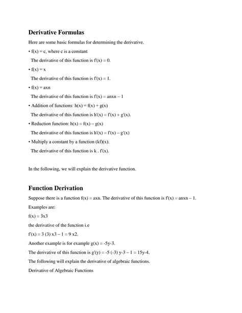 SOLUTION Calculus Derivatives Definition Types Formulas Example Problems Studypool