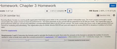Solved Homework Chapter 3 Homework Save Core 0 Of 1 Pt 2