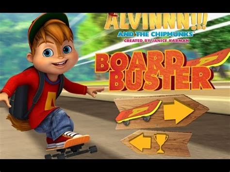Alvin and the Chipmunks board-buster (Эливин и Бурундуки игра) - YouTube