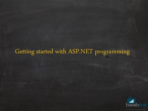 Asp Net Basics Pdf