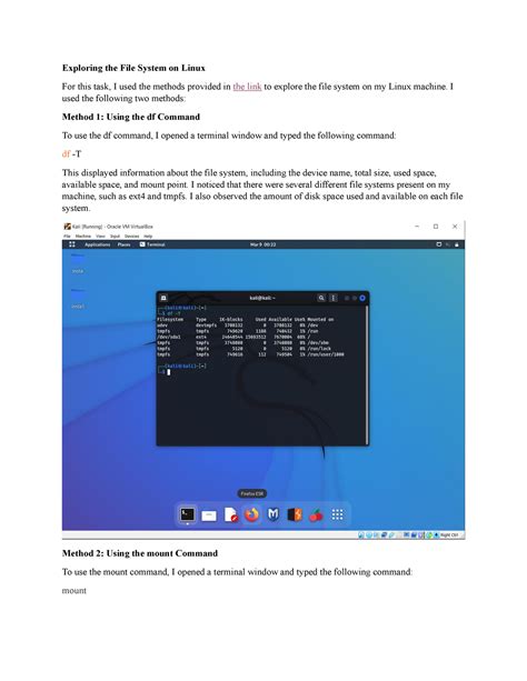 Written Assignment 6 Exploring The File System On Linux For This Task