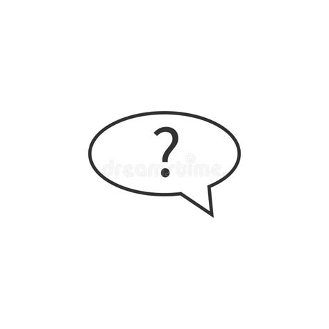 Help Query Question Mark Support Icon Vector Illustration Flat