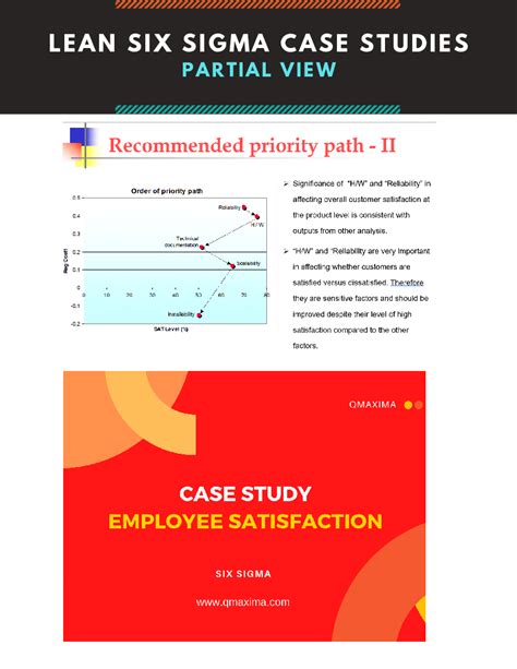 Six Practical Six Sigma Case Studies You Want To Learn From Pdf