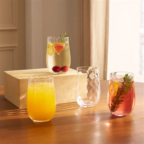 Cascade Tall Drinking Glasses Set Of 4 Castlery Uk