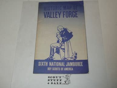 1957 National Jamboree Historic Valley Forge Jamboree Map