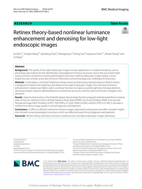 Pdf Retinex Theory Based Nonlinear Luminance Enhancement And Denoising For Low Light