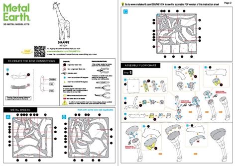 Fascinations Giraffe Metal Earth