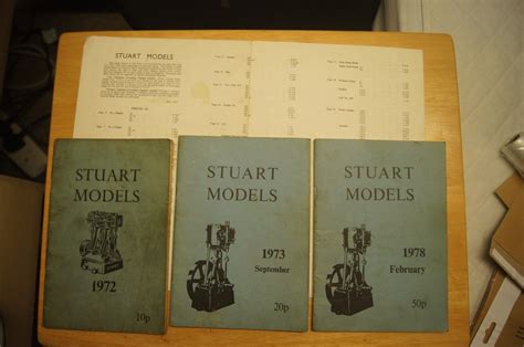3 Rare Vintage Stuart Turner Models Ltd Catalogues 1972 1973 1978 Steam Engines Antique Price