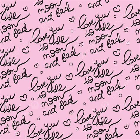핑크 원활한 패턴 배경 글자 벡터 일러스트 레이 션 벽 장식 미술 배경 일러스트 및 사진 무료 다운로드 Pngtree