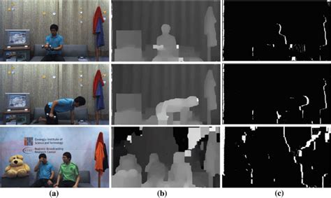 Initial Depth And Occlusion Map Obtained By The Proposed Method In The