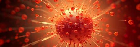 Virus Particle Showing Its Characteristic Shape And Surface Features