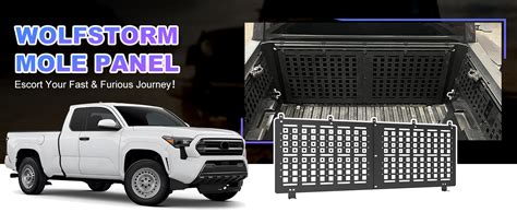 Wolfstorm 1 Piece Truck Bed Molle Panel For 2024 2025 2026