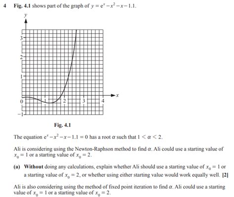 Numerical Methods A Level Exam Qb
