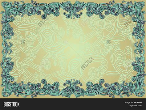 Curly Border Vector And Photo Free Trial Bigstock