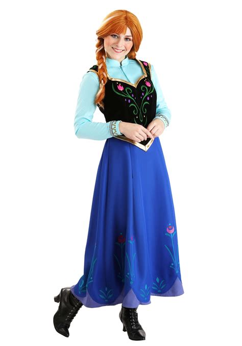 Premium Disney Frozen Womens Anna Costume Disney Costumes