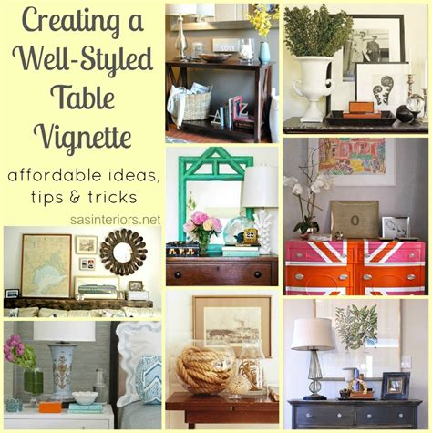 Creating A Well Styled Table Vignette Jenna Burger Design Interior Design Architectural