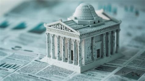 The Miniature Model Of Building Ai Generated Stock Image Image Of