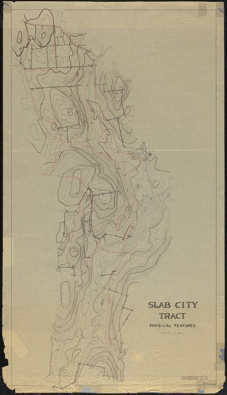 Slab City Tract Physical Features Including Topography Digital