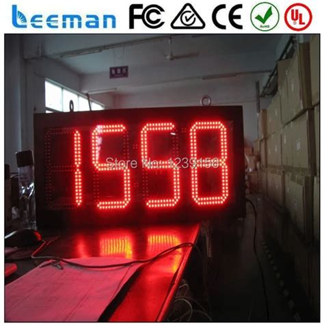 Waterproof Outdoor Led Digital Traffic Time Clock Timer Countdown