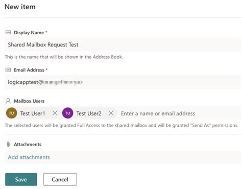 automate shared mailbox requests using azure logic apps