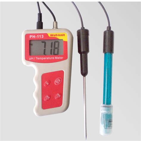 Ph 113 Portable Ph Temp Meter High Accuracy