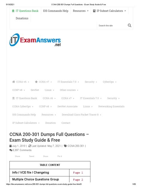 Ccna 200 301 Dumps Full Questions Page 3 Drag And Drop Pdf Ip Address Computer Network