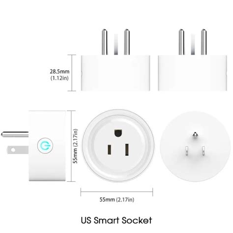 Intelligent Round Socket WiFi Socket Smart Touch Socket And Smart Socket