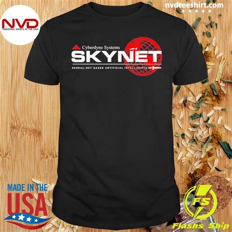 Cyberdyne Systems Skynet Neural Net Based Artificial Intelligence Shirt Nvdteeshirt
