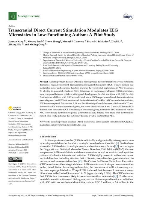 Pdf Transcranial Direct Current Stimulation Modulates Eeg Microstates