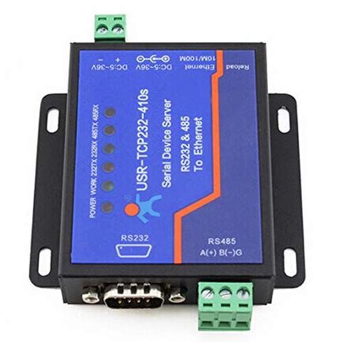 Getuscart Usr Tcp232 410s Rs232 Rs485 Serial To Ethernet Adapter Ip