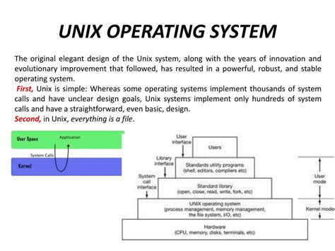 ppt unix operating system powerpoint presentation free download id 1578179