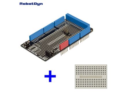 robotdyn arduino mega prototype shield mini breadboard laskakit