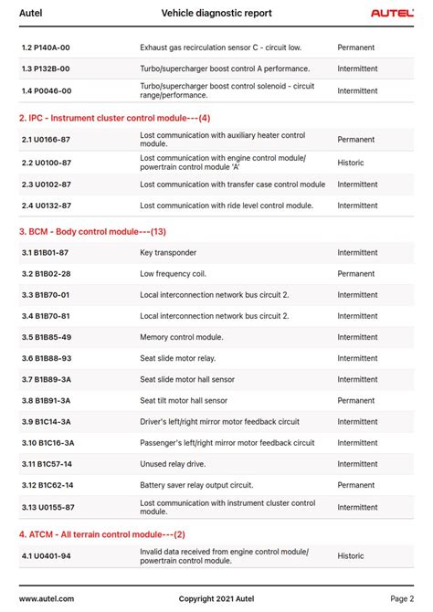 DISCO CO UK View Topic Engine System Fault MOT Failed Updated