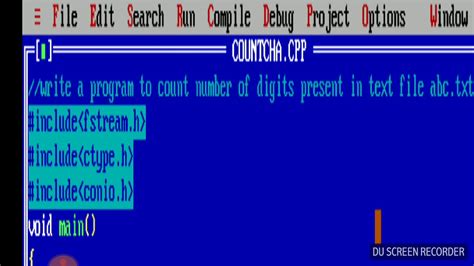 Write A Program To Count Number Of Digits Present In Text Filec