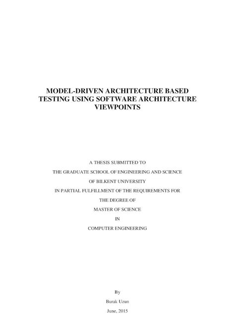 Pdf Model Driven Architecture Based Testing Using · Model Driven