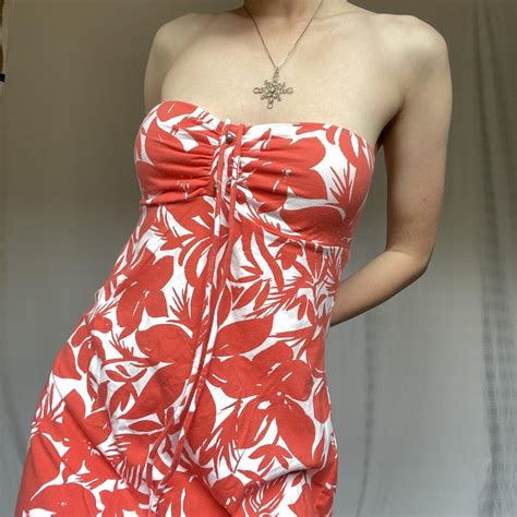 Coconut Girl Y2k Minidress 🌴 Cute Hawaiian Strapless Depop