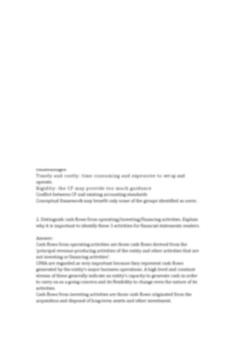 SOLUTION Conceptual Framework Accounting Studypool