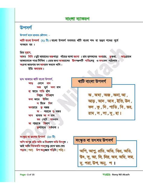 Bangla 2nd Part Notespdf Pdf
