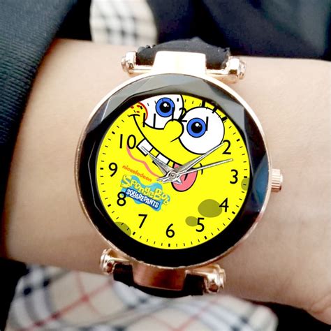 Jual Jam Tangan Custom Wanita Spongebob Squarepants Shopee Indonesia
