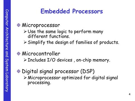 Ppt Design And Implementation Of Embedded Microprocessors Powerpoint Presentation Id