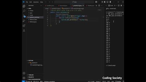 Print The Ascii Value Java Youtube