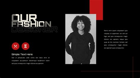 Black And Red Theme Powerpoint Template For Download