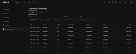 How To View Transaction History Web Bitunix Help Center