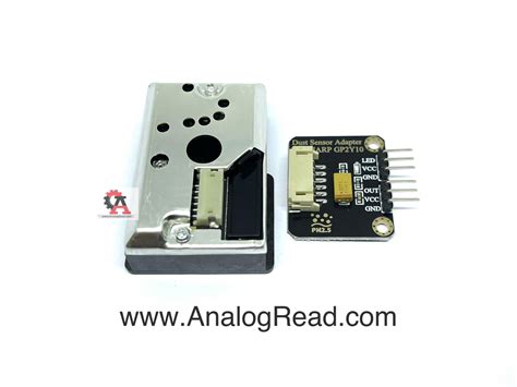 sharp dust sensor gp2y10 โมดูลตรวจจับควันและฝุ่นละออง ขาย arduino